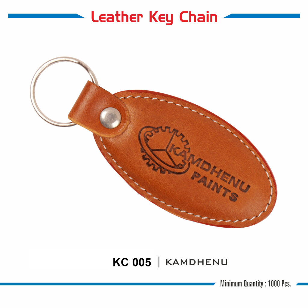 High-Quality Leather Key Fobs - Bulk Corporate Swag