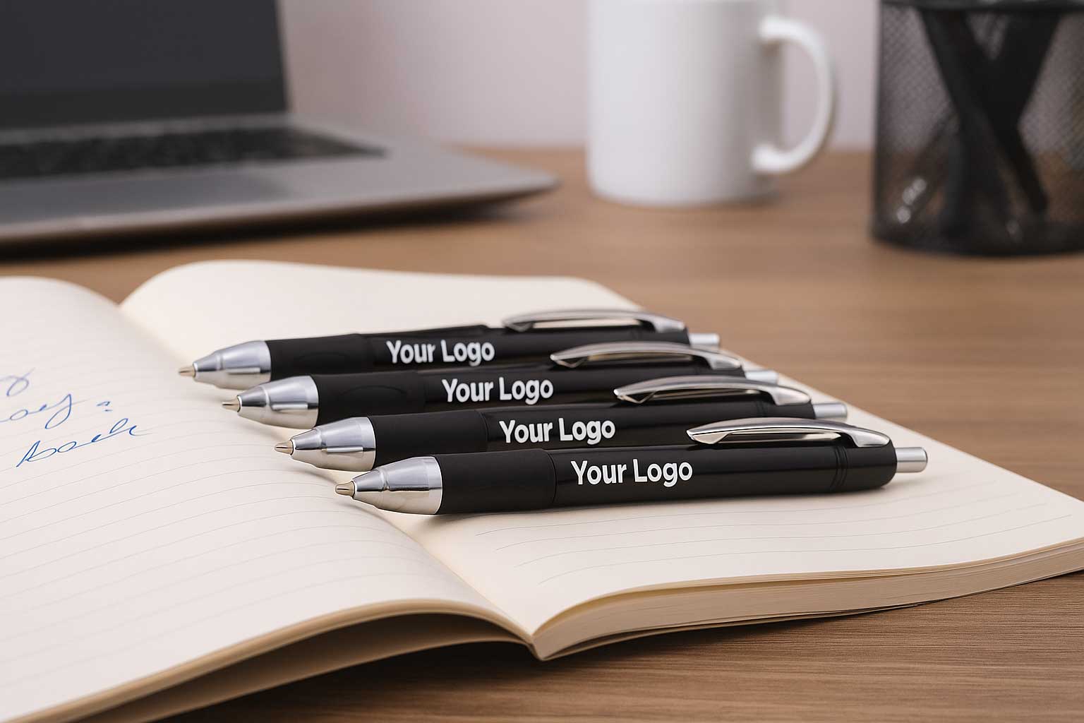 Personalised Pens with Grip | Print Logo | Bulk Orders | Annaya Creations