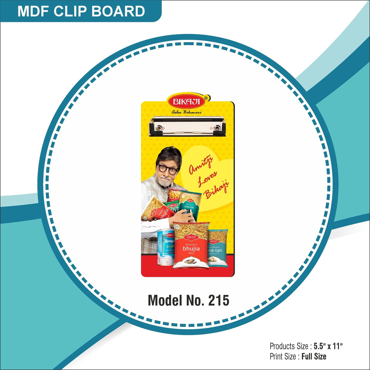 MDF CLIP BOARD ACCB-02 Clip Board, Promotional Products - Annaya Creations