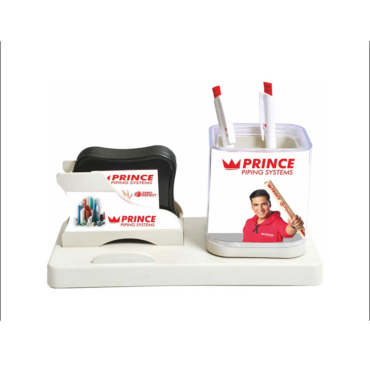 Personalized Desk Set with Pen Stand & Coasters