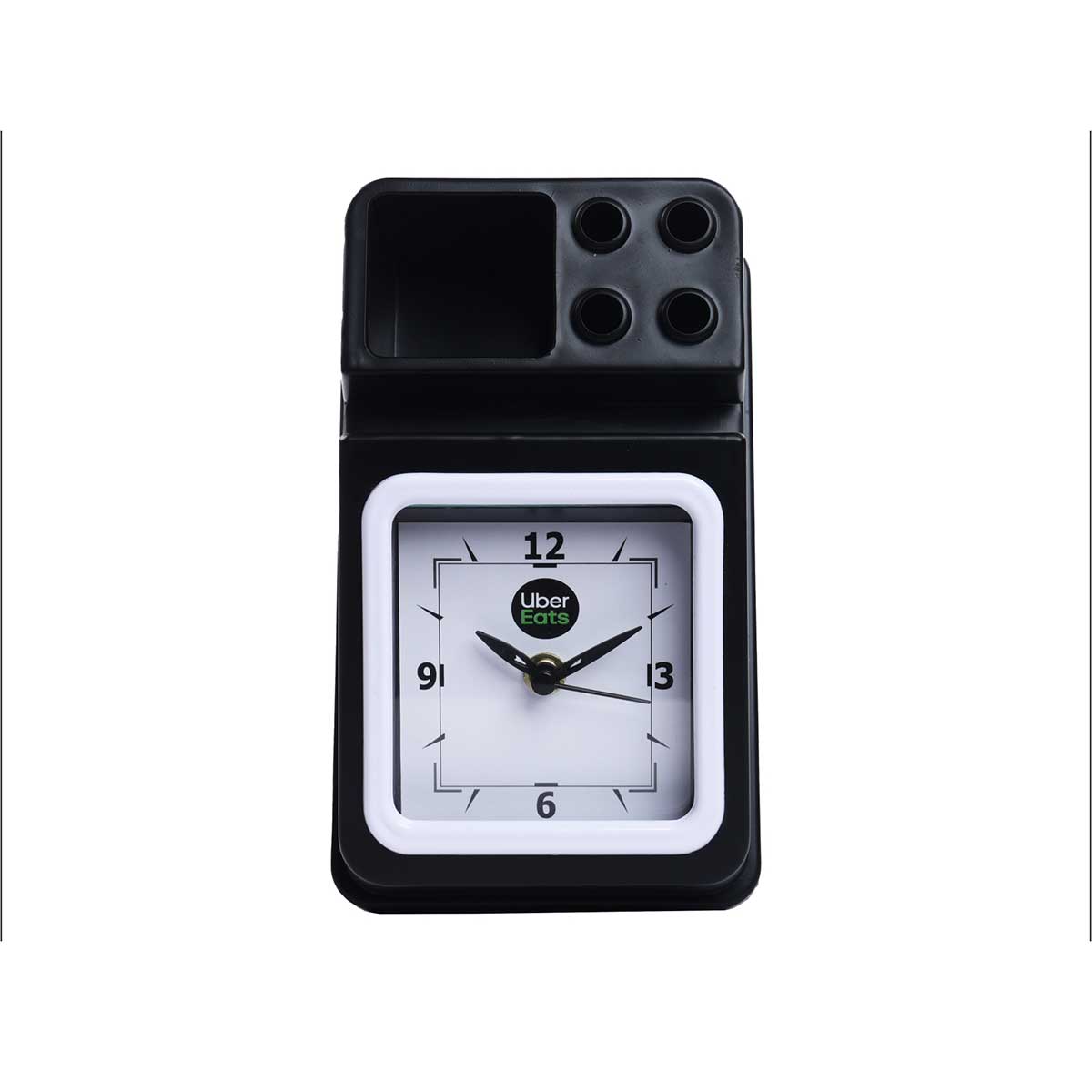 Custom Desk Organizer with Clock | Promotional Gifts