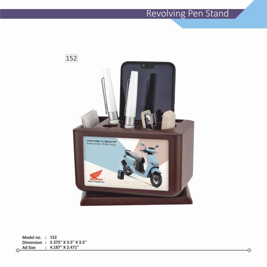 Revolving Pen Stand for Desk | Custom Branding