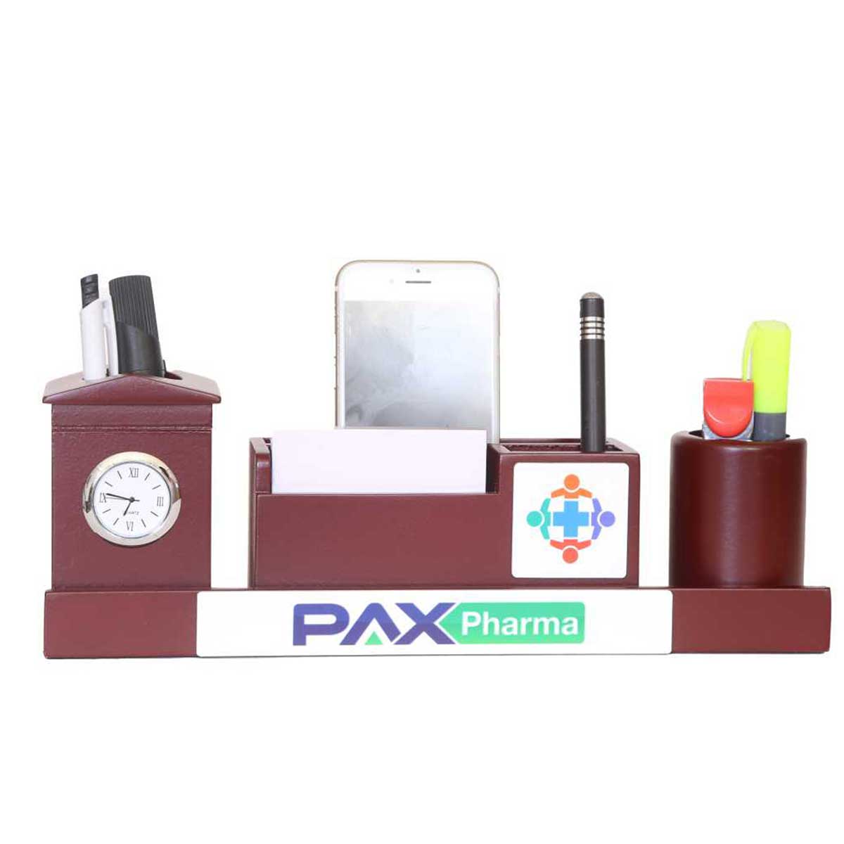 Premium Wooden Desktop Station for Corporate Gifts
