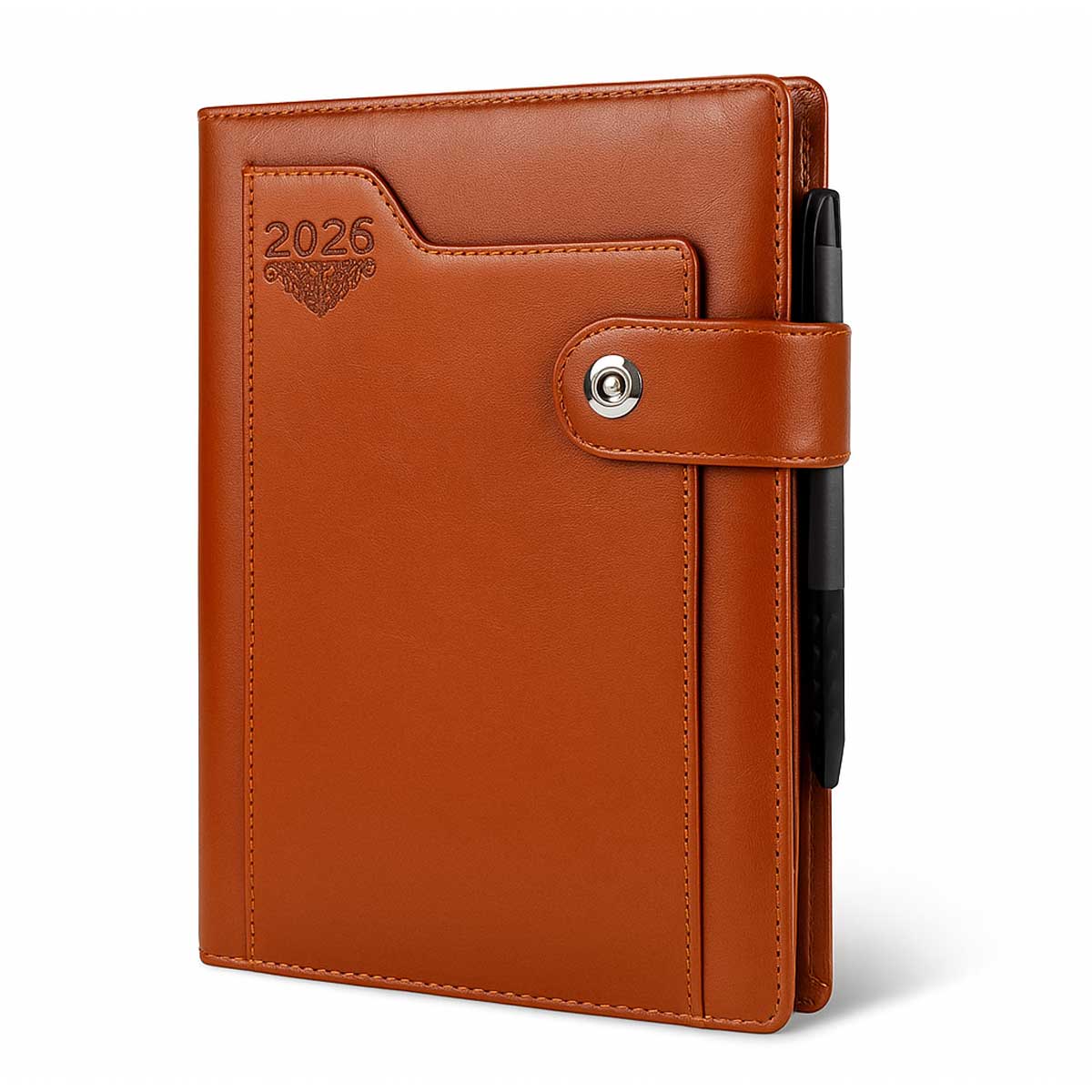 2026 Year B5 Diary with Pen Loop, Flap Closure & Cash Pocket