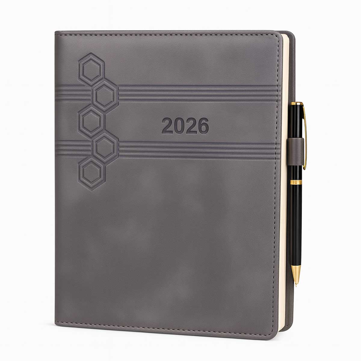 2026 Year B5 Diary with Pen Loop | Embossed