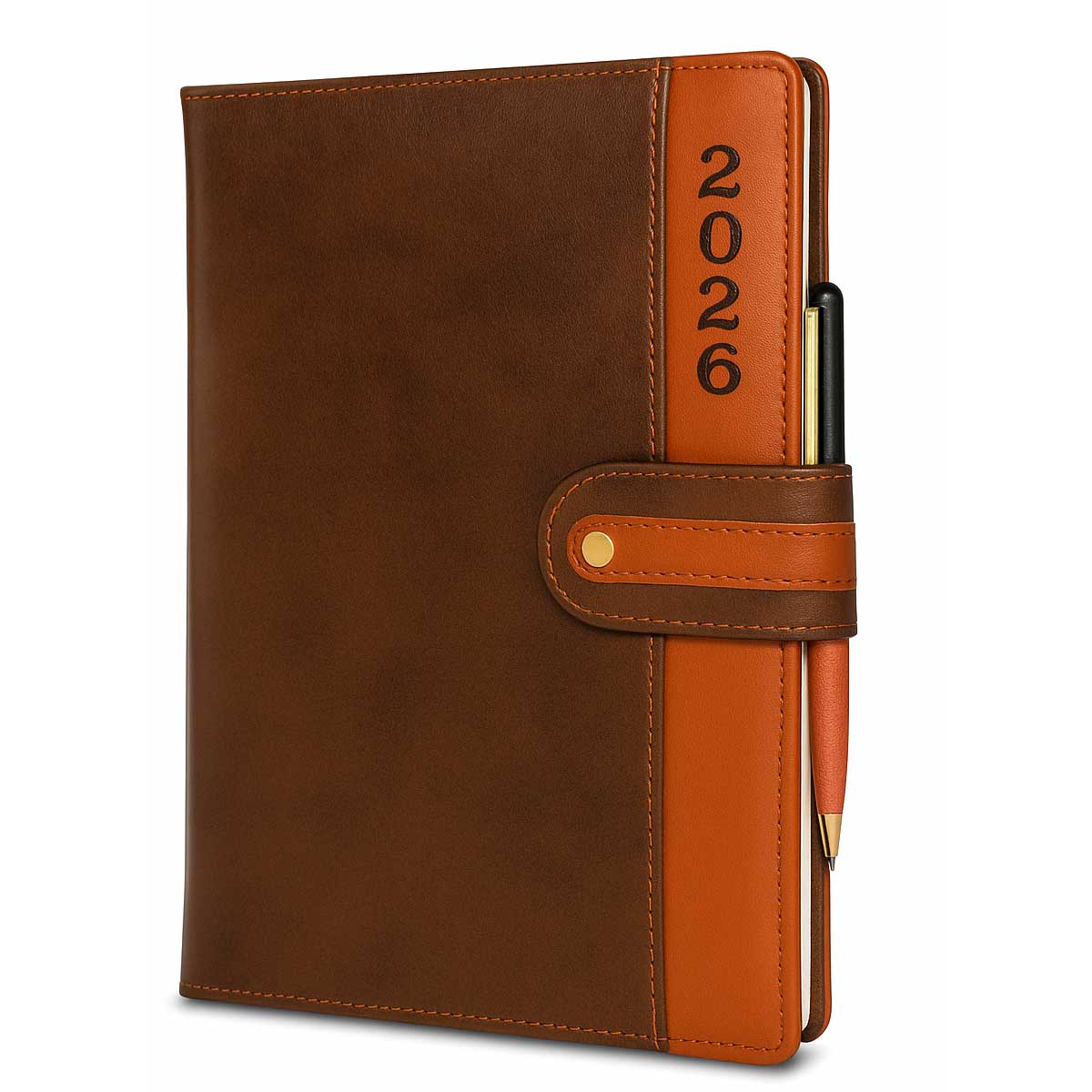2026 Year B5 Diary with Pen Loop and Flap Closure
