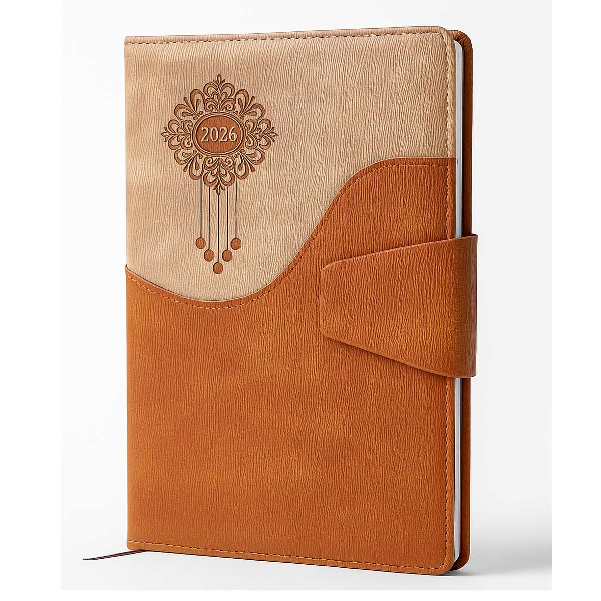 Two Tone 2026 B5 Diary with Magnetic Flap | Custom Branding